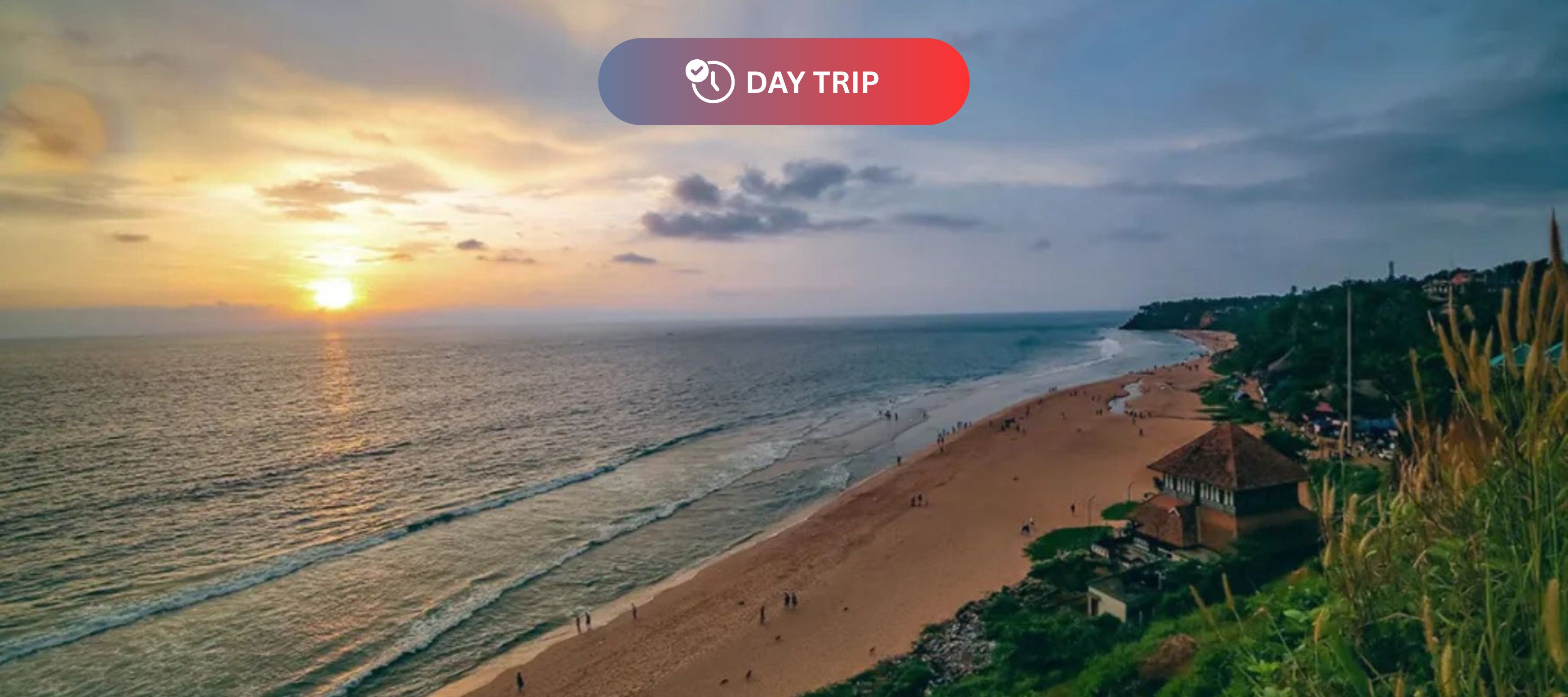 Varkala Day Trip Package | Pick-up & Drop Included